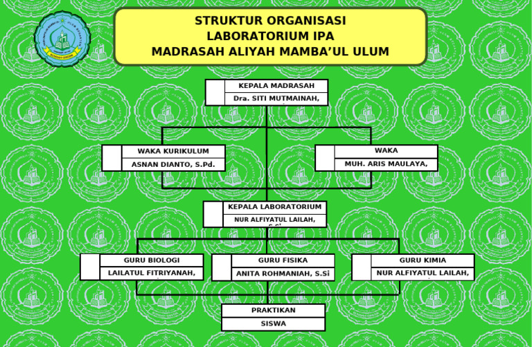 Struktur Organisasi Lab Ipa 2022 | PDF