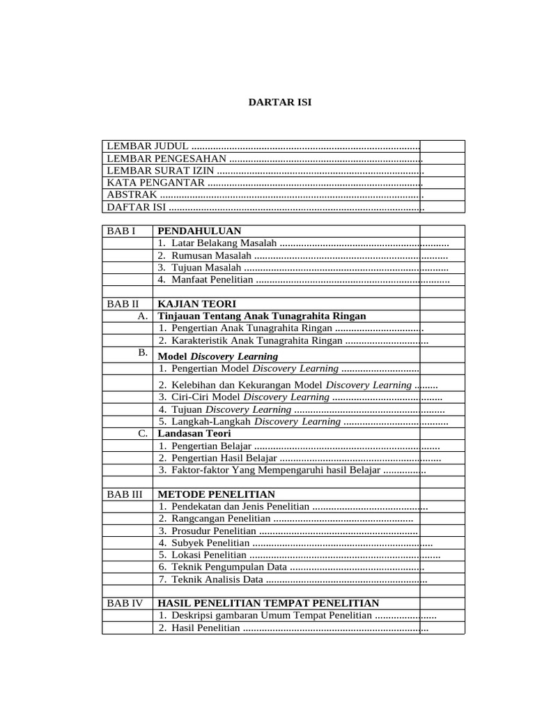 Dartar Isi | PDF