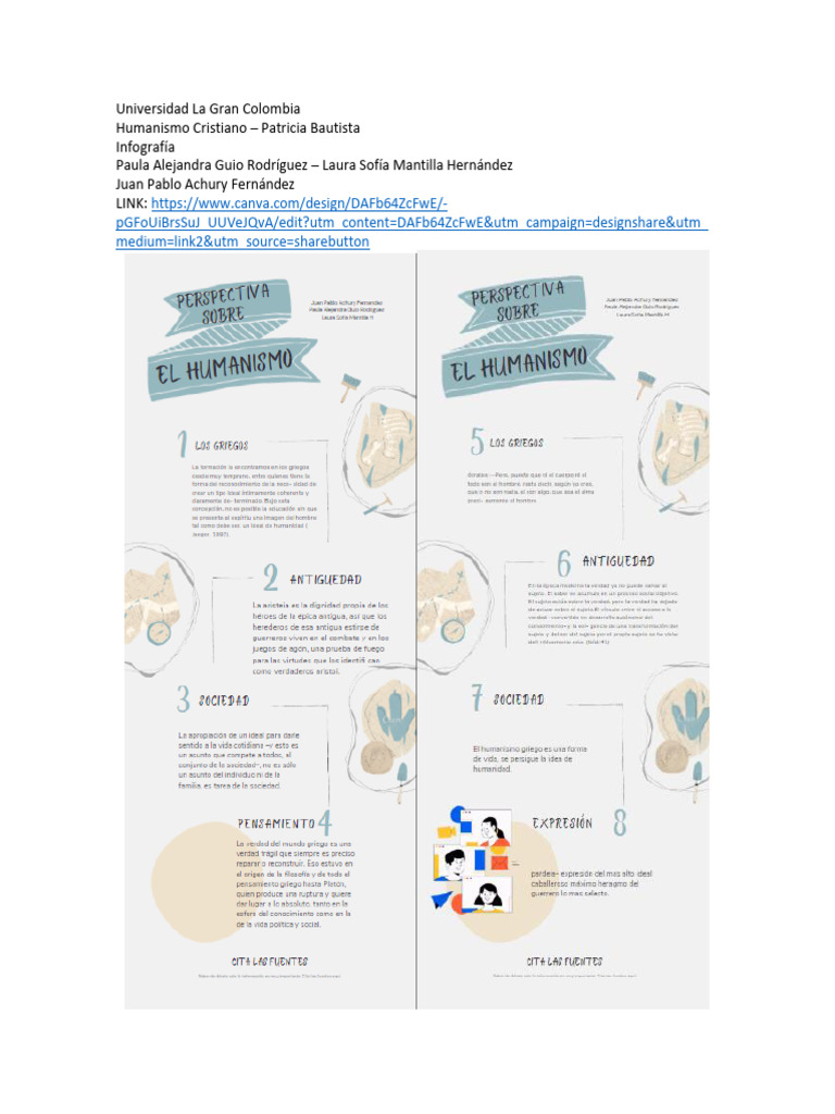 Infografia - Humanismo | PDF