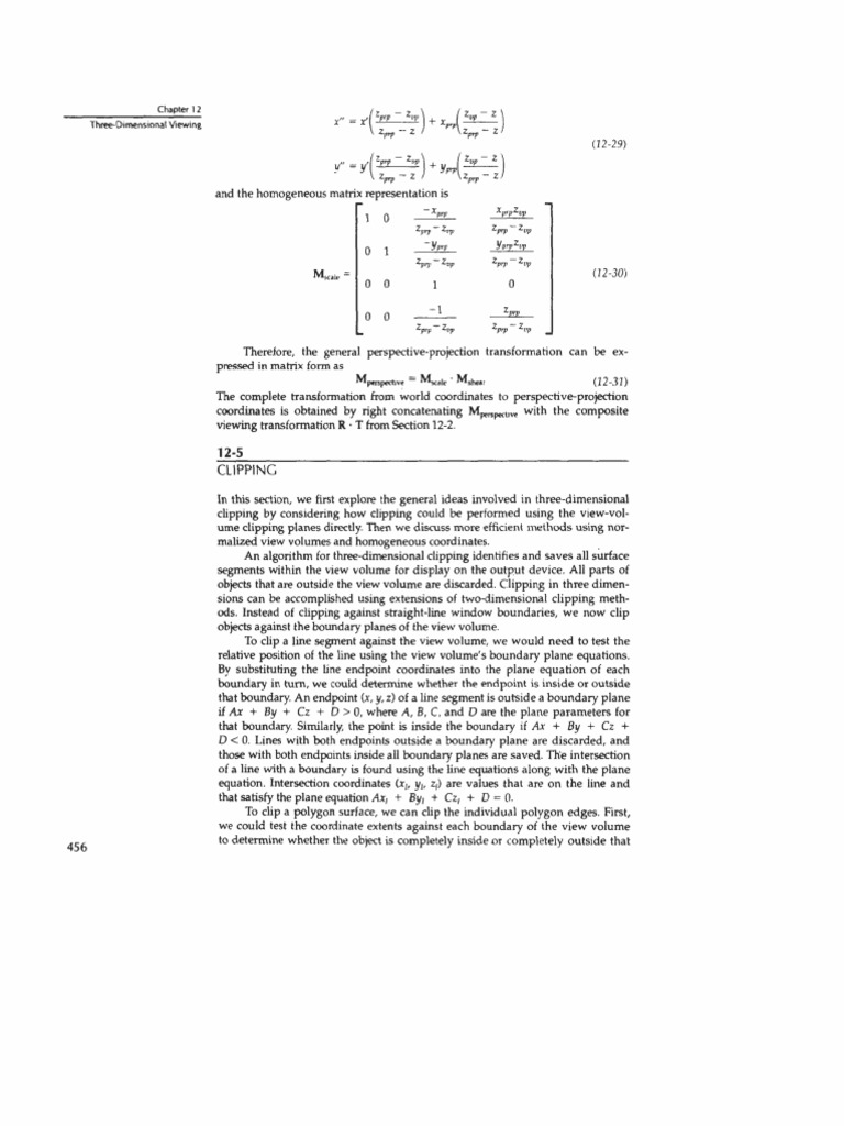 3d Clipping | PDF