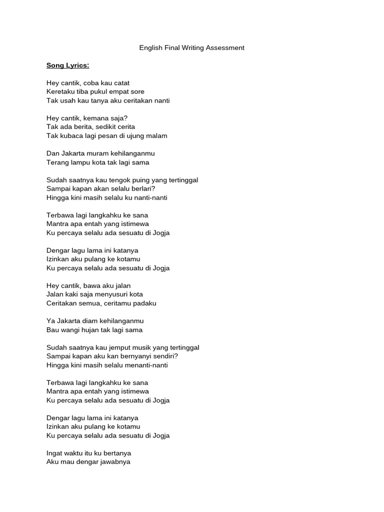 Writter Song | PDF
