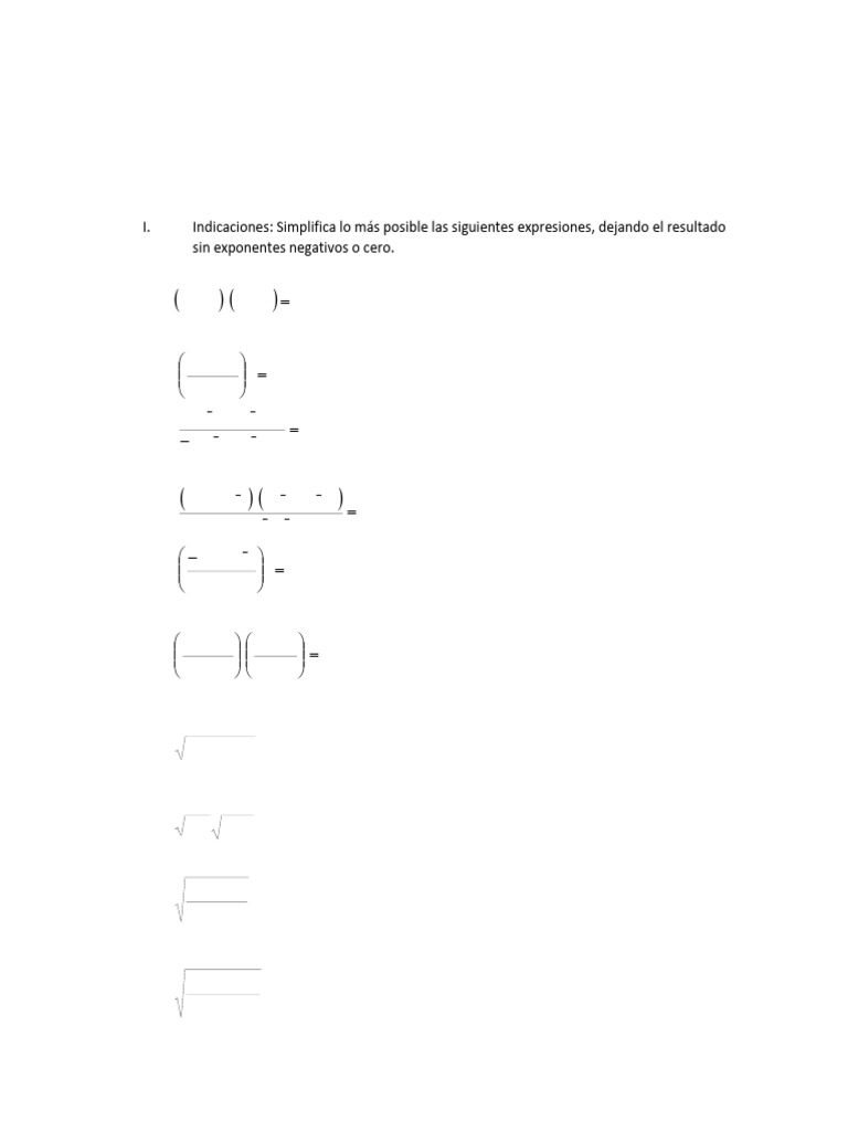 Repaso Algebra 2024-25 | PDF