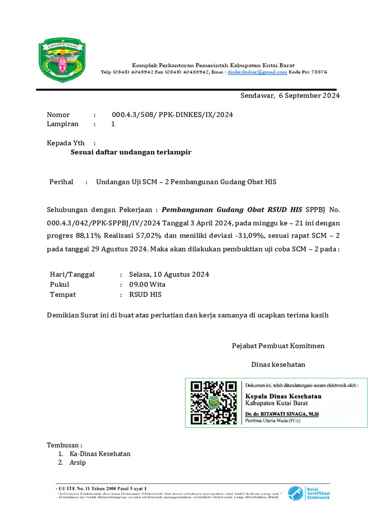 Udangan Uji SCM - 2 | PDF
