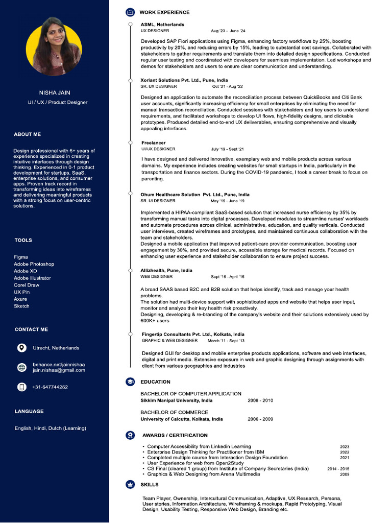 Nisha Jain Resume | PDF