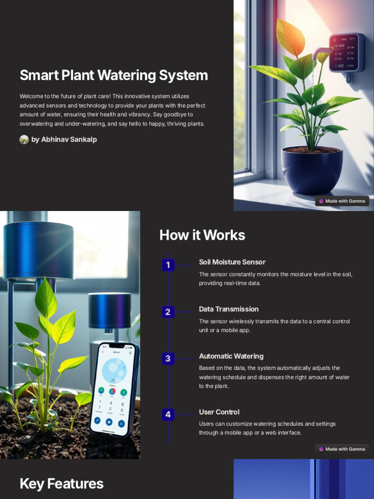 Smart Plant Watering System | PDF