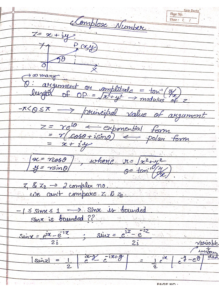 Complex Analysis (SKP Notes) | PDF