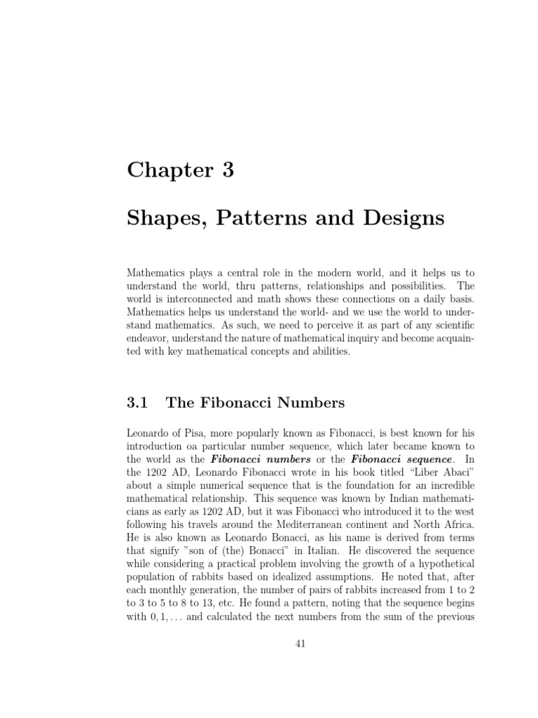5 Shapes, Patterns, and Designs | PDF