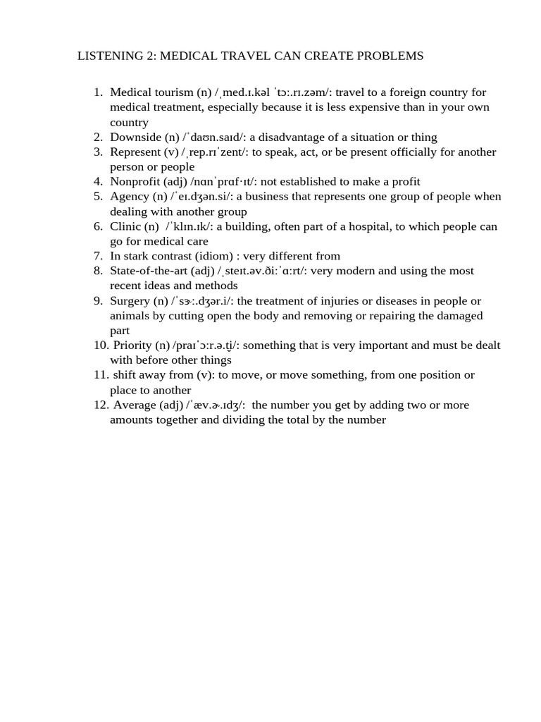 LISTENING 2 Unit4 | PDF