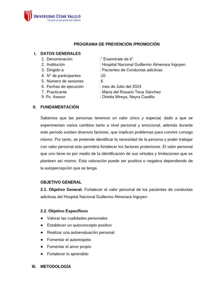 Taller Autoestima Pdf