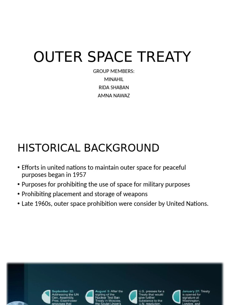Outer Space Treaty | PDF