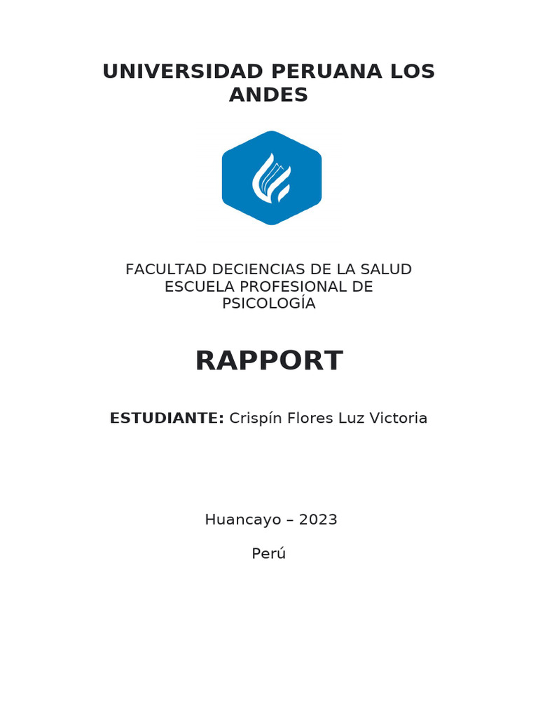 Rapport | PDF