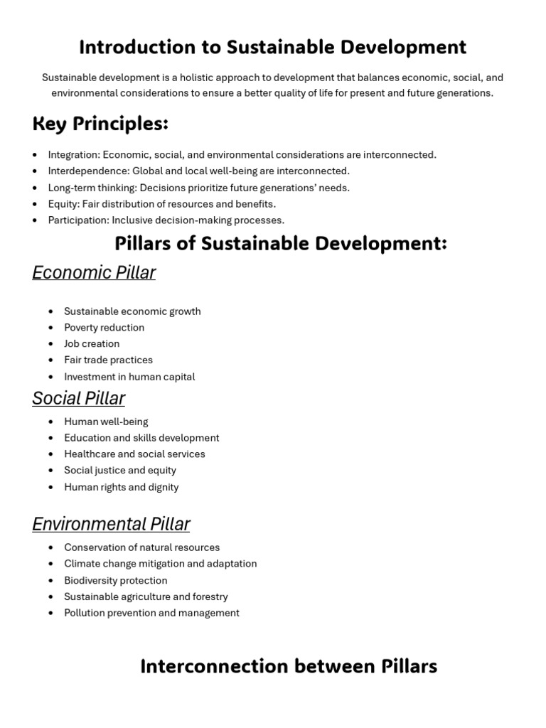 Sustainable Development Challenges Overview | PDF | Sustainability ...