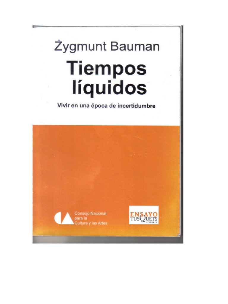 Bauman Tiempos Liquidos | PDF