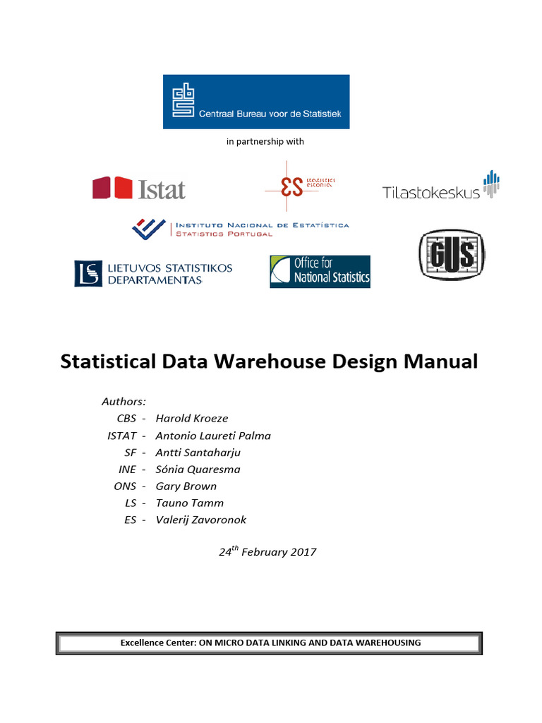 S-DWH Design Manual v1 | PDF
