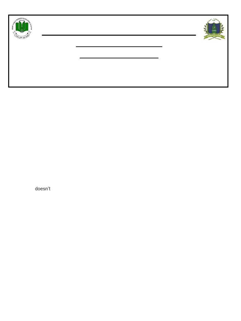 English Grammar Worksheet: Articles & Quantifiers | PDF