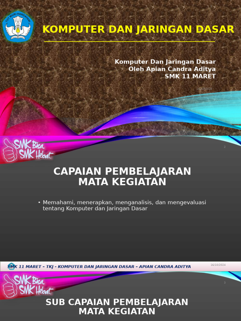 Komputer Dan Jaringan Dasar | PDF