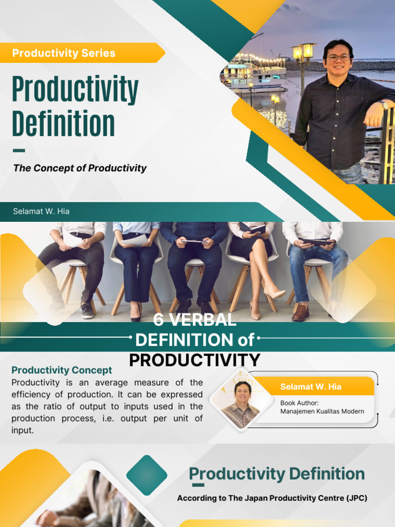Productivity Definition | PDF