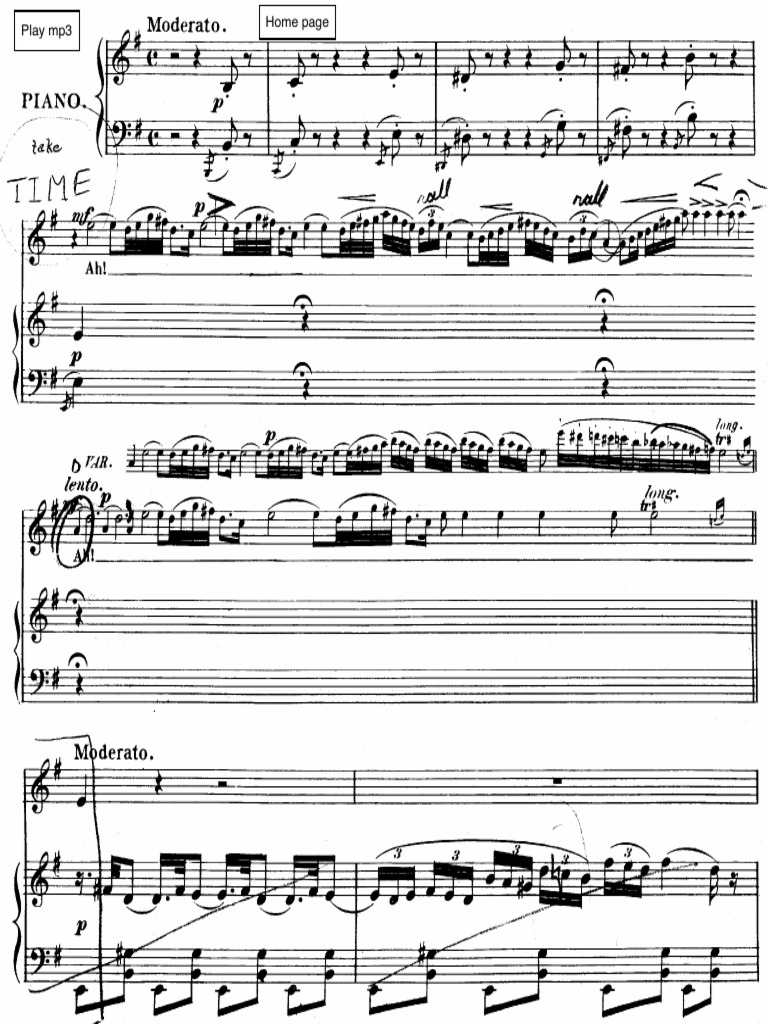 Bell Song Lakme Delibes | PDF