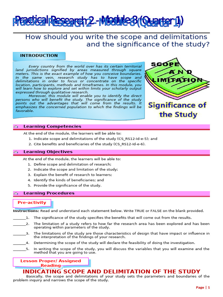 Research 2-Module 8 W8 (Q1) | PDF