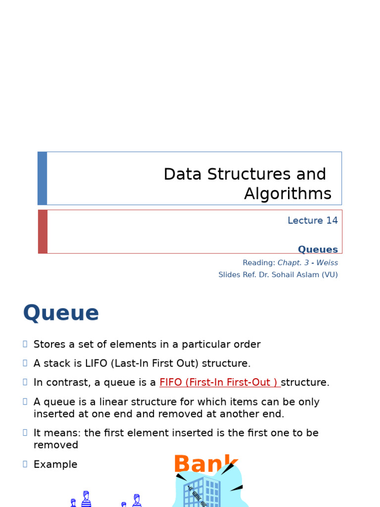 Lecture 11 - Queues (I) | PDF