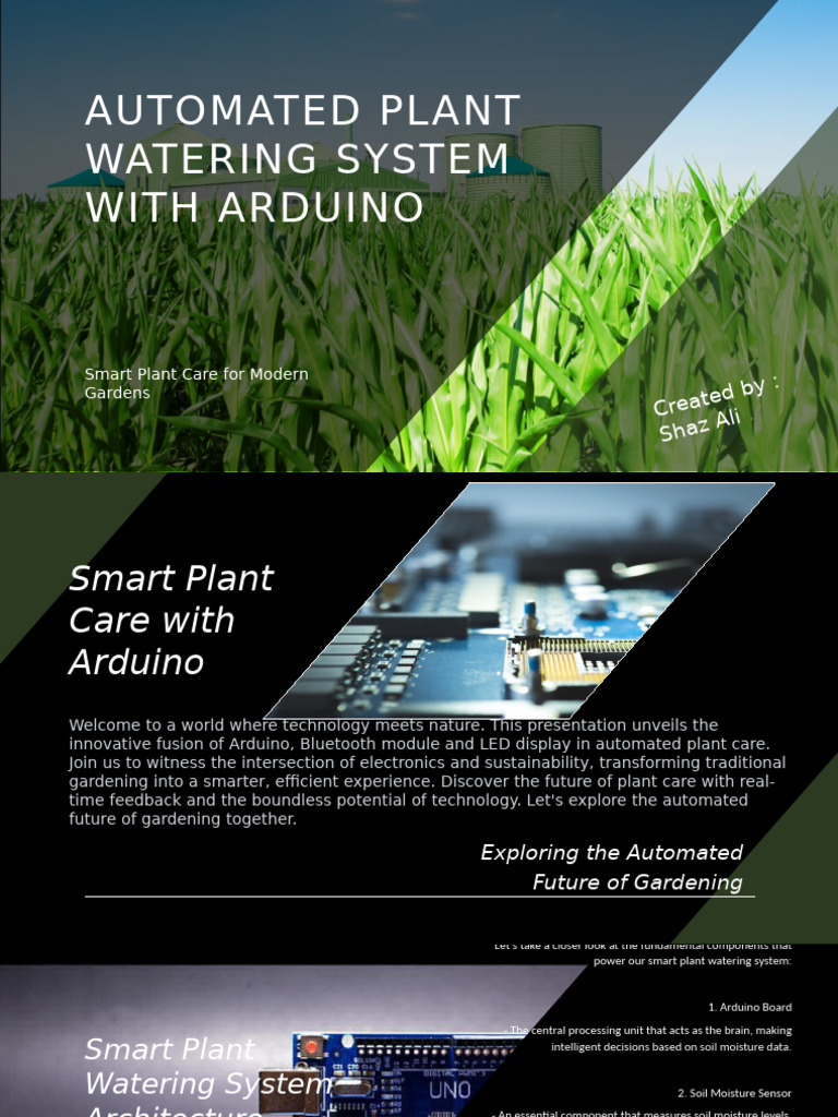 Automated Plant Watering System | PDF