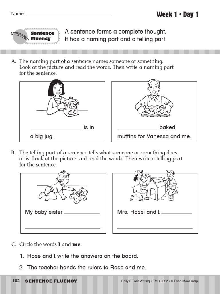 Sentence Fluency | PDF