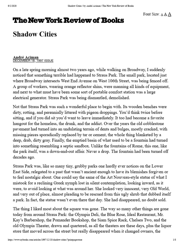 Shadow Cities | PDF