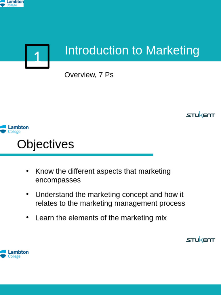 E - MMP Chapter 1 Slides | PDF | Business