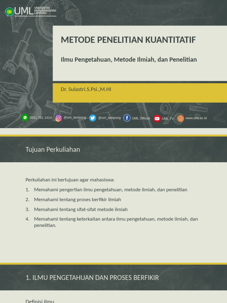 Ilmu Pengetahuan, Metopen, Dan Penelitian | PDF | Pengembangan Diri | Sains & Matematika