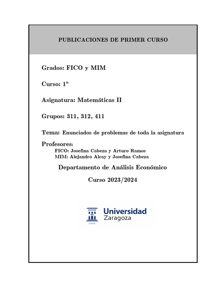 Enunciados Mat II 24 Moodle | PDF
