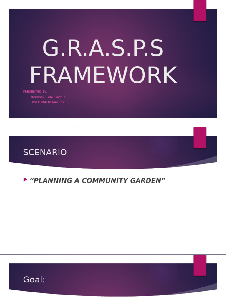 Grasps Framework | PDF