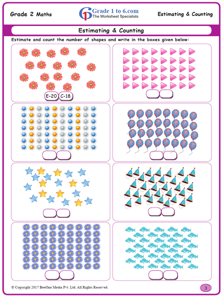 Estimating & Counting(1) | PDF