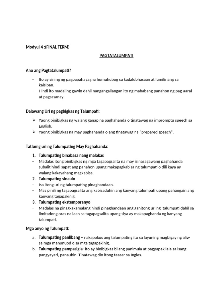 PAGTATALUMPATI | PDF