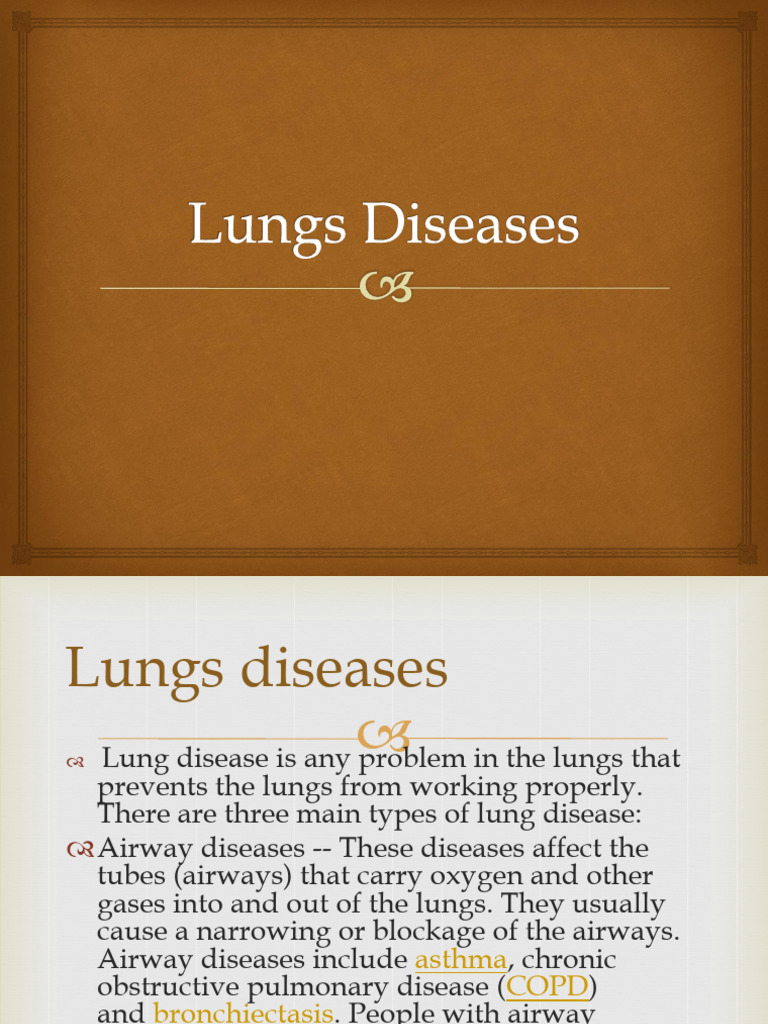 Lungs Diseases | PDF