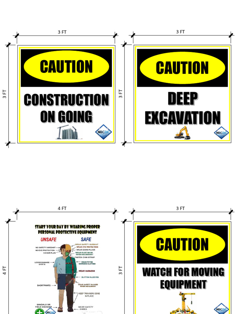 2024-Feb19-HSE-SIGNAGES | PDF