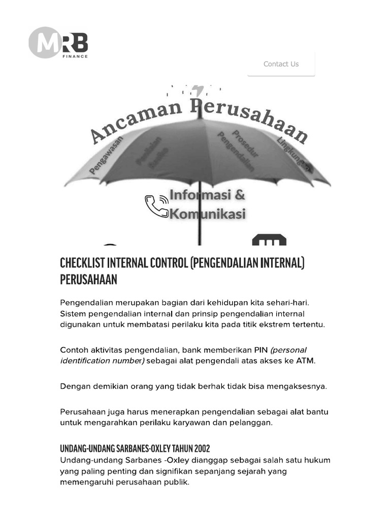 Internal Control | PDF