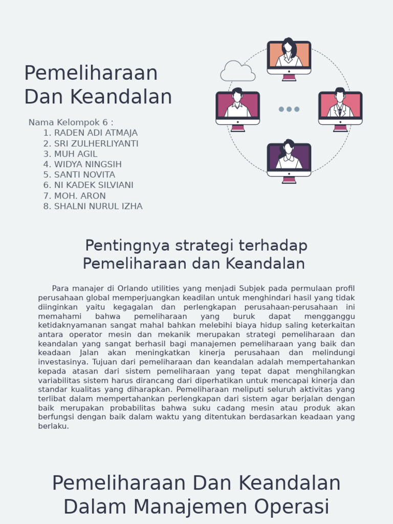 Pemeliharaan Dan Keandalan | PDF