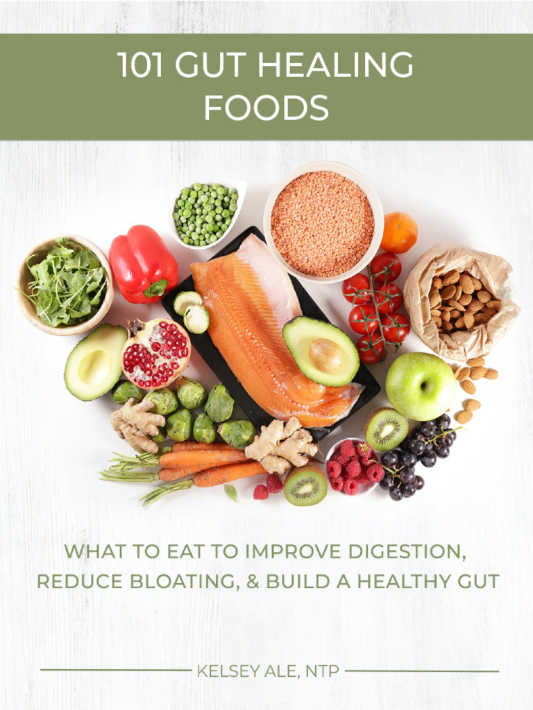 101 Gut Healing Foods List | PDF | Foods | Pickling
