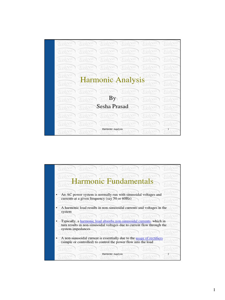 PDF - Day 2 - L2 - Harmonic Analysis | PDF