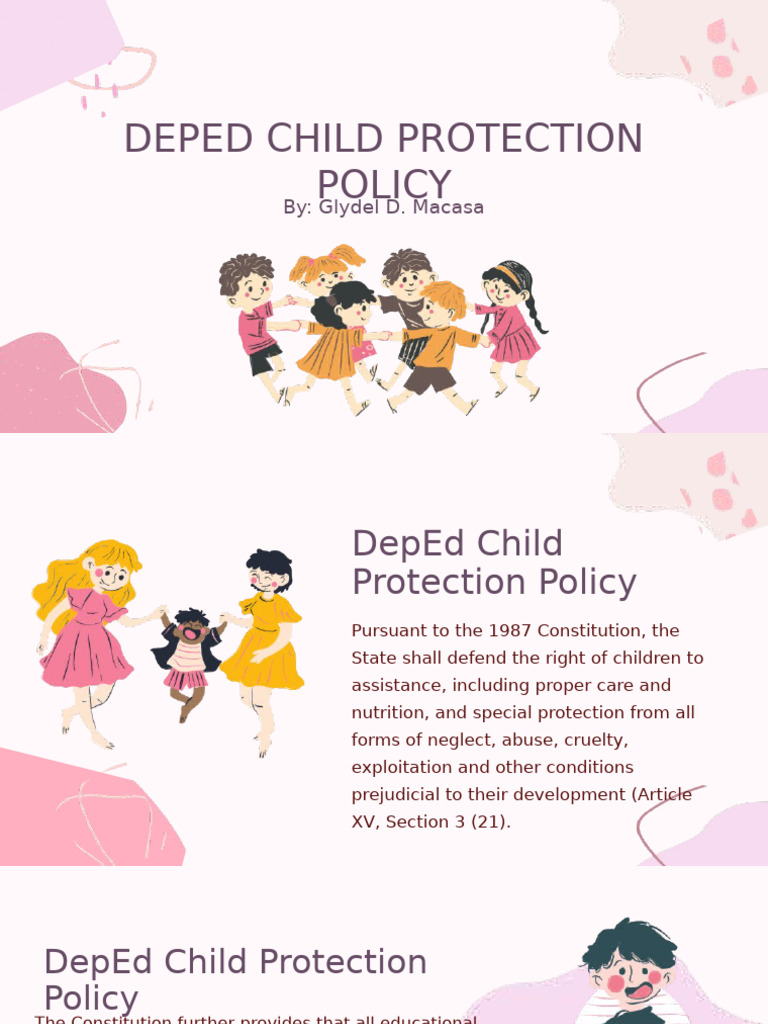 DepEd Child Protection Policy | PDF
