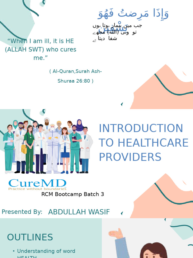 Introduction To HealthCare Provider by Abdullah Wasif | PDF