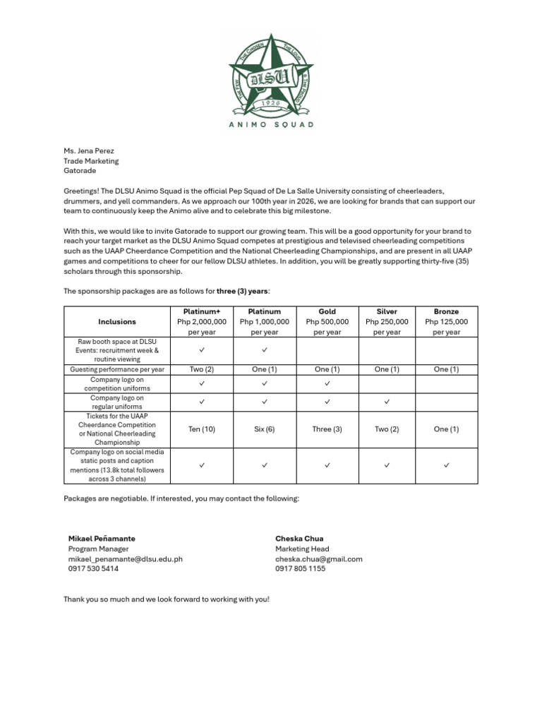 DLSU-AS-Sponsorship-Letter | PDF