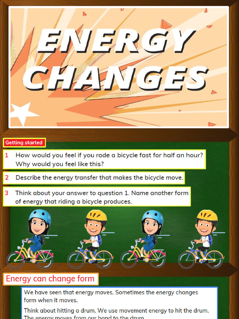 Energy Changes | PDF