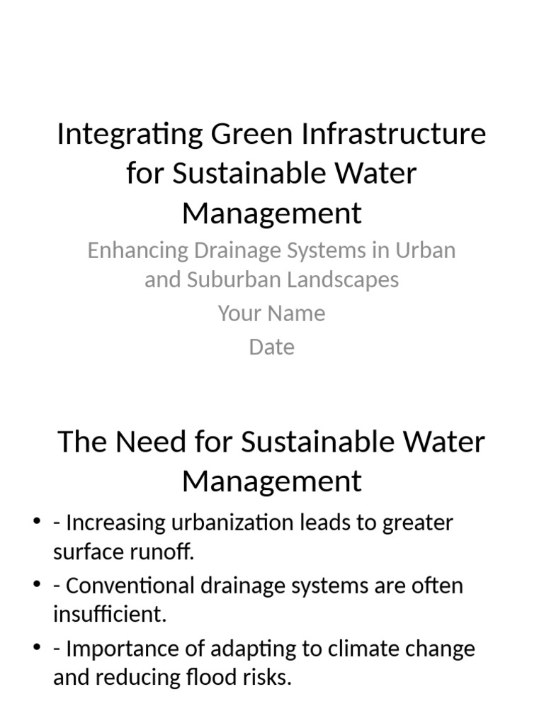 Green_Infrastructure_Presentation | PDF