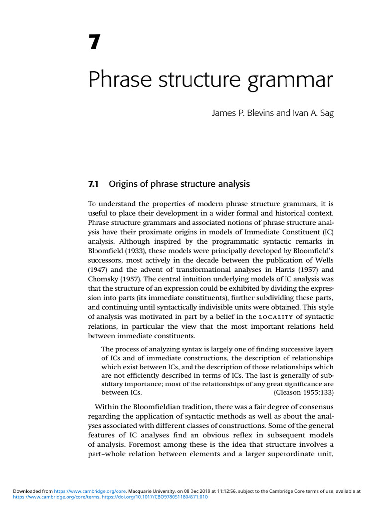 phrase-structure-grammar | PDF
