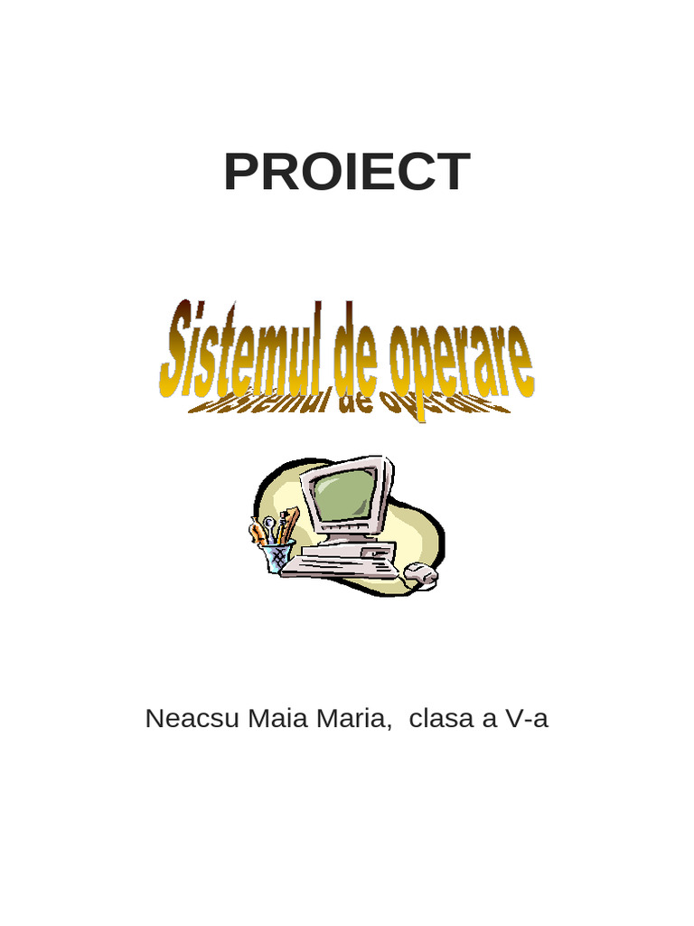 Sistemul de Operare | PDF