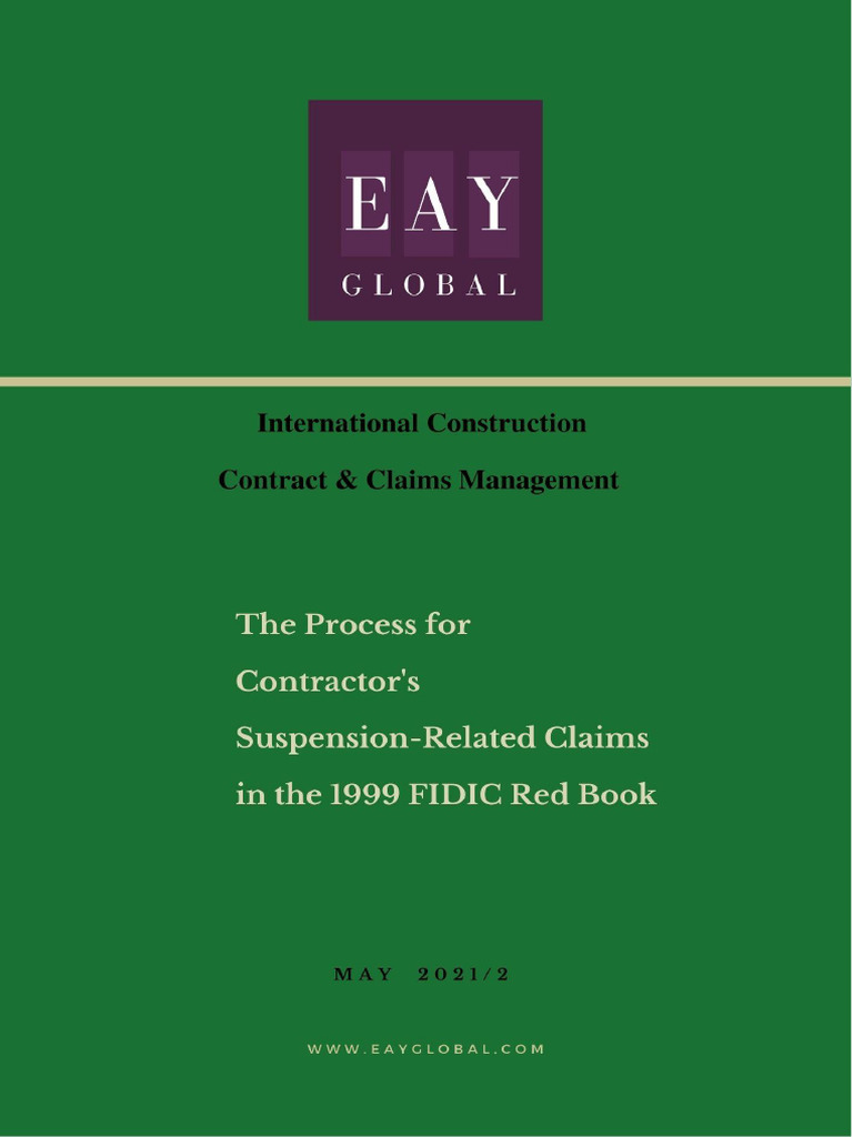 FIDIC - Suspension Clause | PDF
