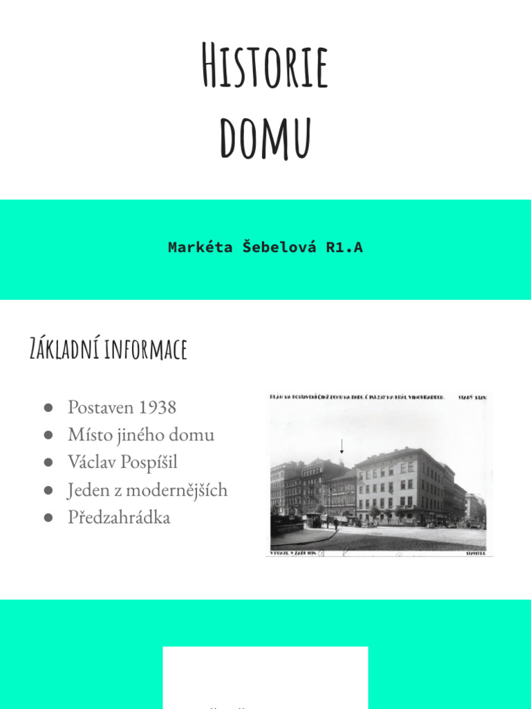 Historie domu | PDF