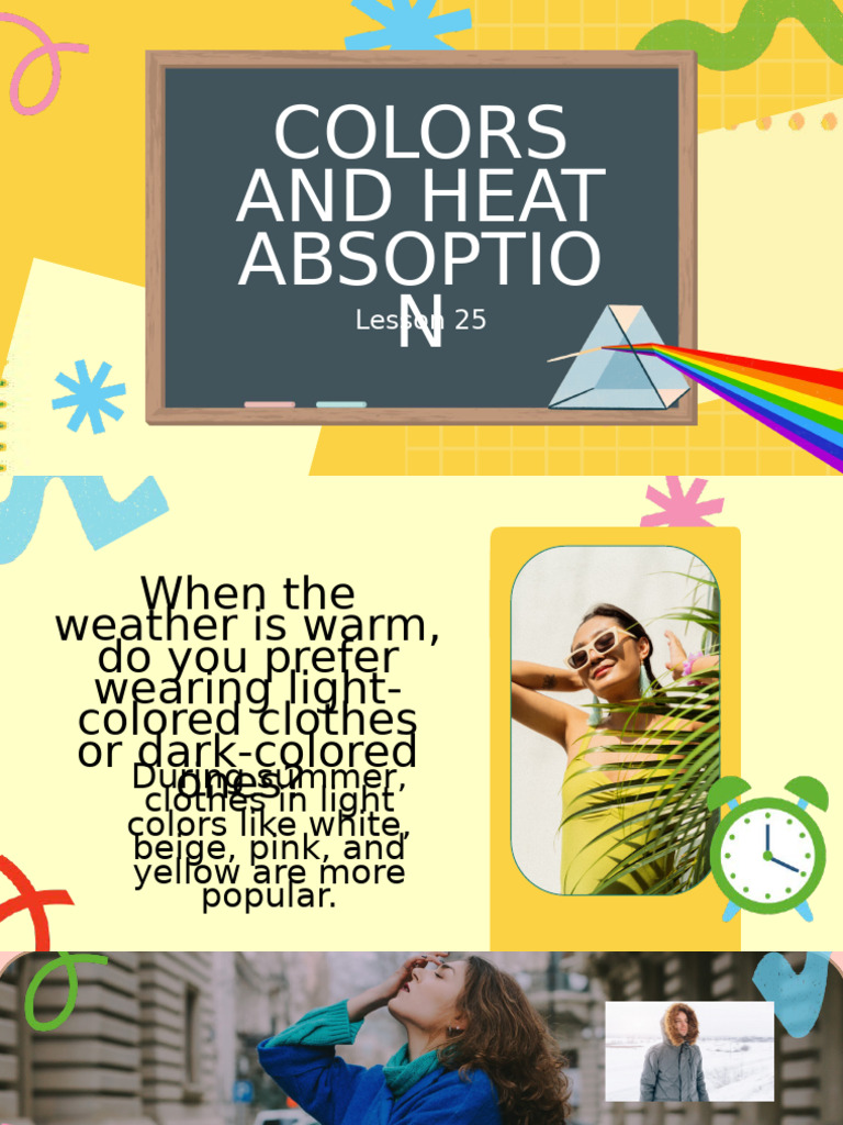 Colors and Heat Absorption | PDF