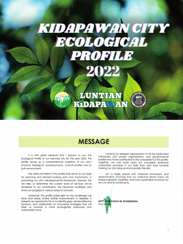 Ecological Profile CY 2023 | PDF